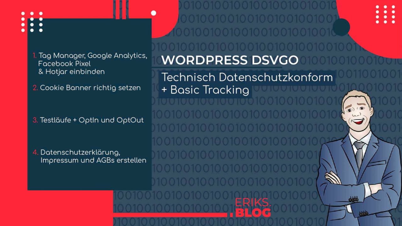 Wordpress DSGVO | Technisch Datenschutzkonform + Basic Tracking