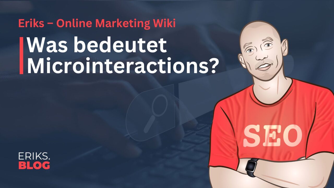 Microinteractions (Mikrointeraktionen) - Eriks Blog